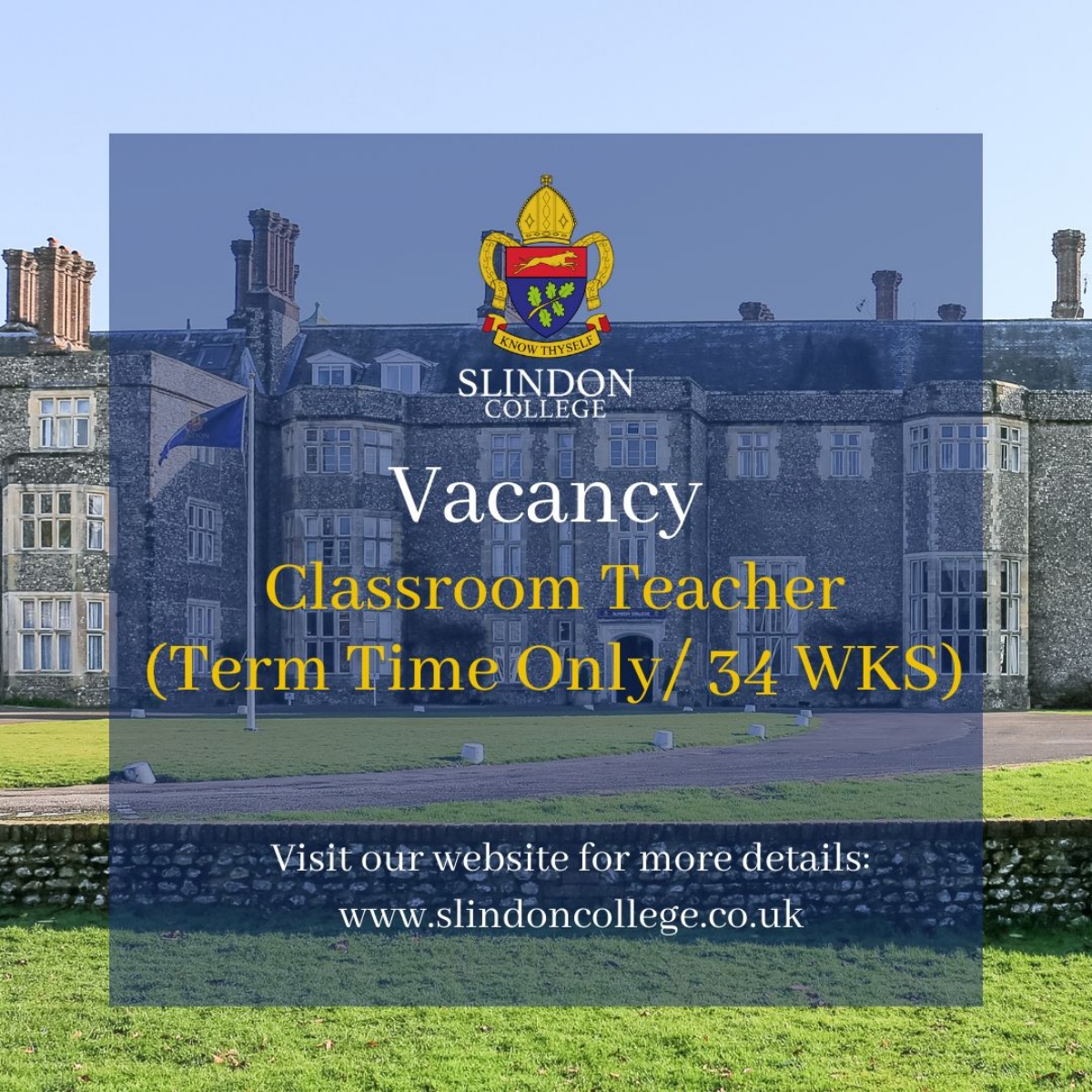 Item Not Available - Slindon College